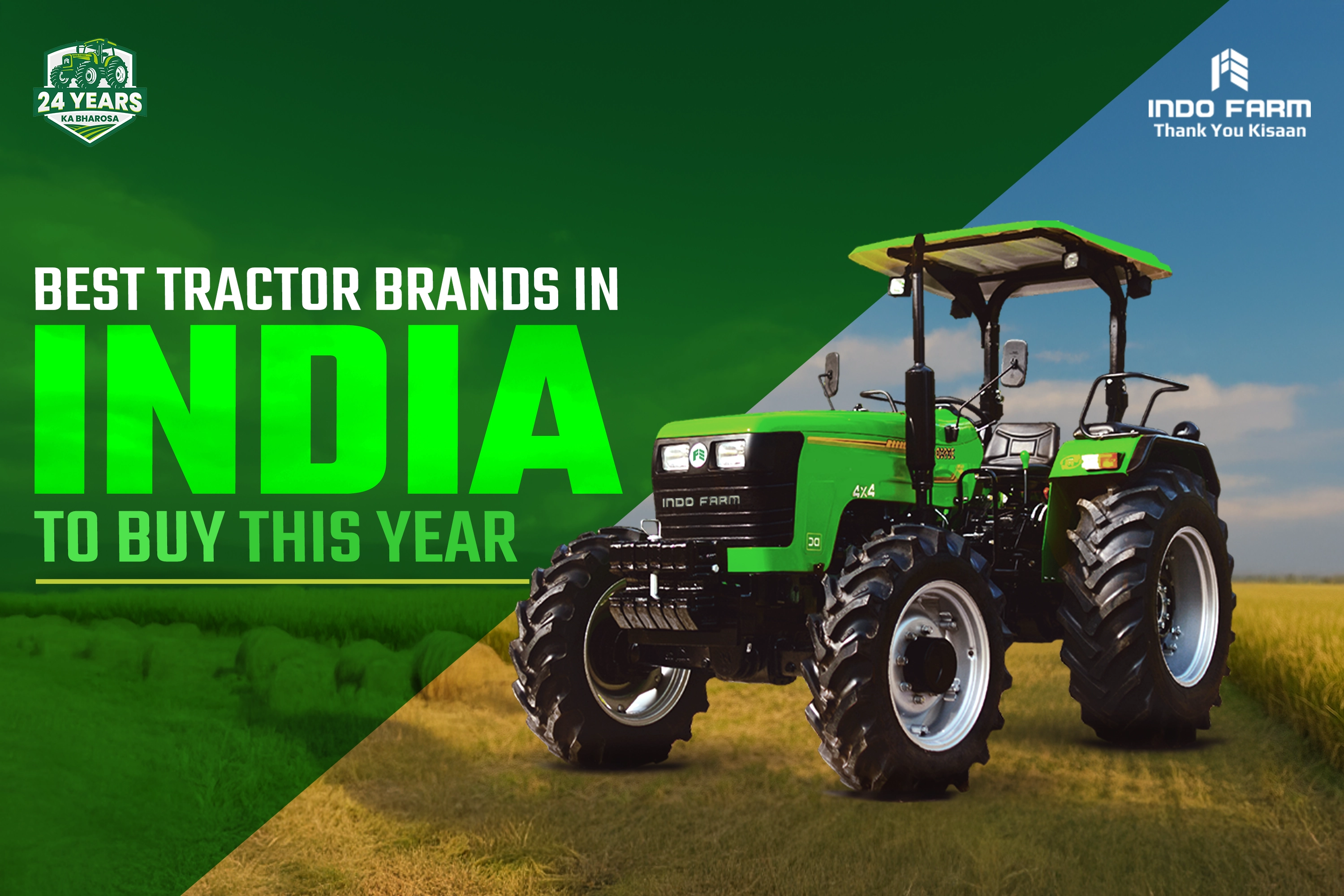 Best Tractor Brands in India to Buy This Year – Indo Farm