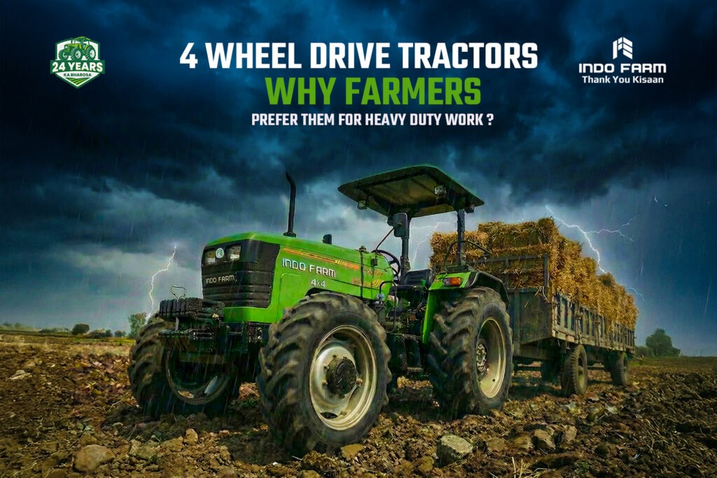 4 Wheel Drive Tractors for heavy farming